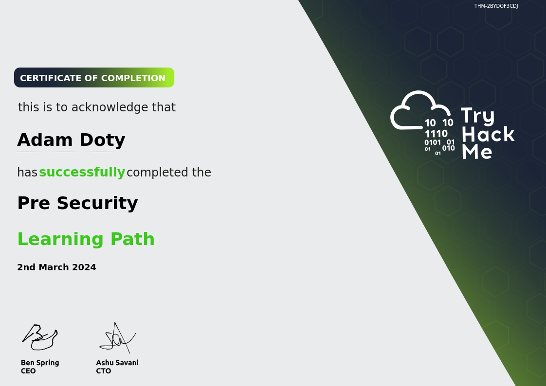 Adam Doty - IT Support | CompTIA A+ Certified | Open to Opportunities ...