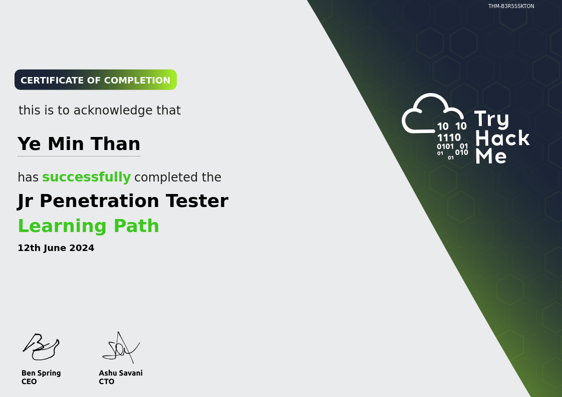 Ye Min Thann - Co-Founder & CTO at Sarthin.com | CISO | Architecting ...