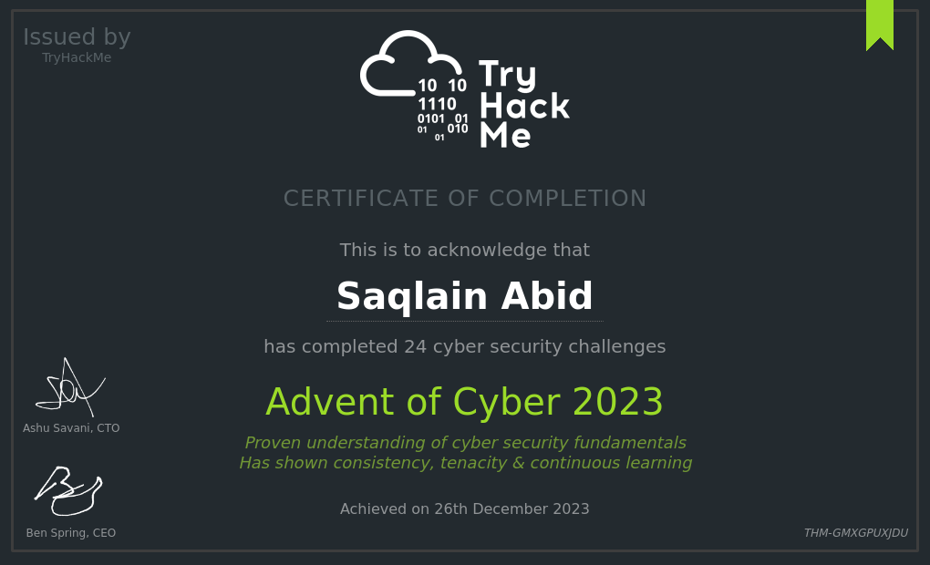 Saqlain Abid - International Hackathons' Participant - lablab.ai | LinkedIn